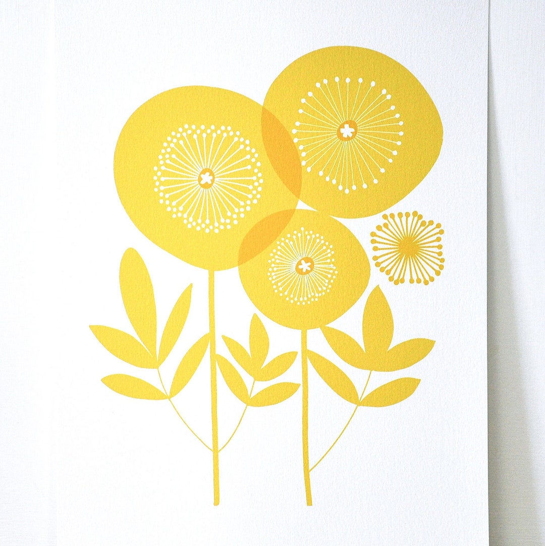 Yellow Poppy Print - an Open Edition Giclee Print From an Original ...