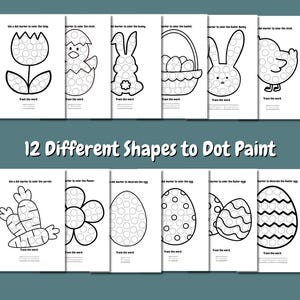 Easter Dot Art Activity / Dot Paint / Spring Holiday Craft for Kids ...