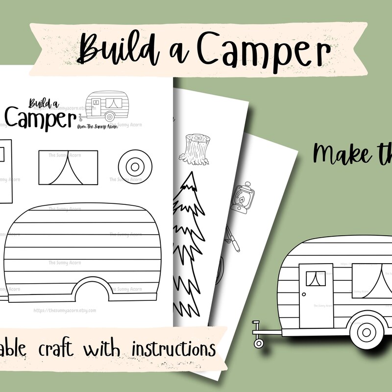 Camper Clipart - Etsy