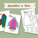 Build A Rocket / Easy Kid’s Craft With Instructions / Color, Cut and ...