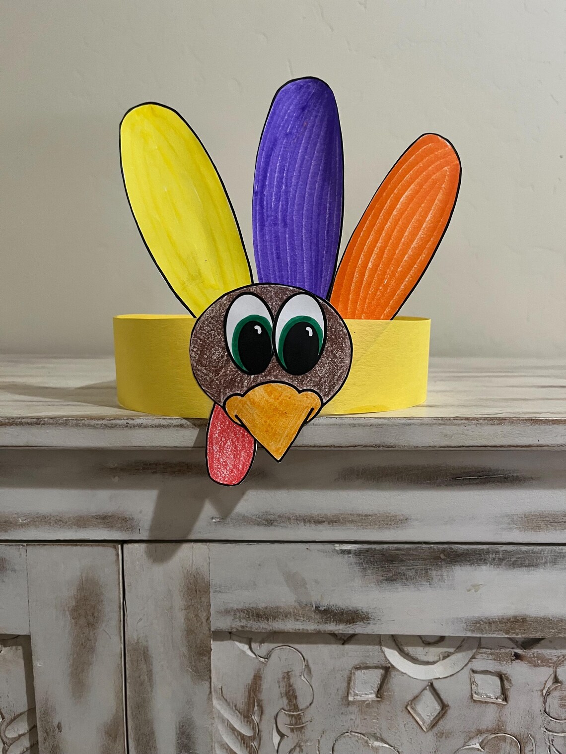 Turkey Headband: Thanksgiving Kid’s Craft - Etsy