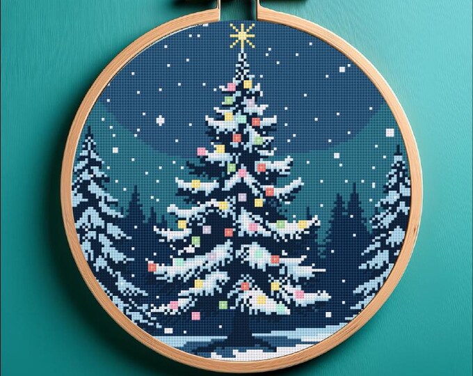 8 Bit Smores Roasting on a Campfire Cross Stitch Pattern instant PDF ...