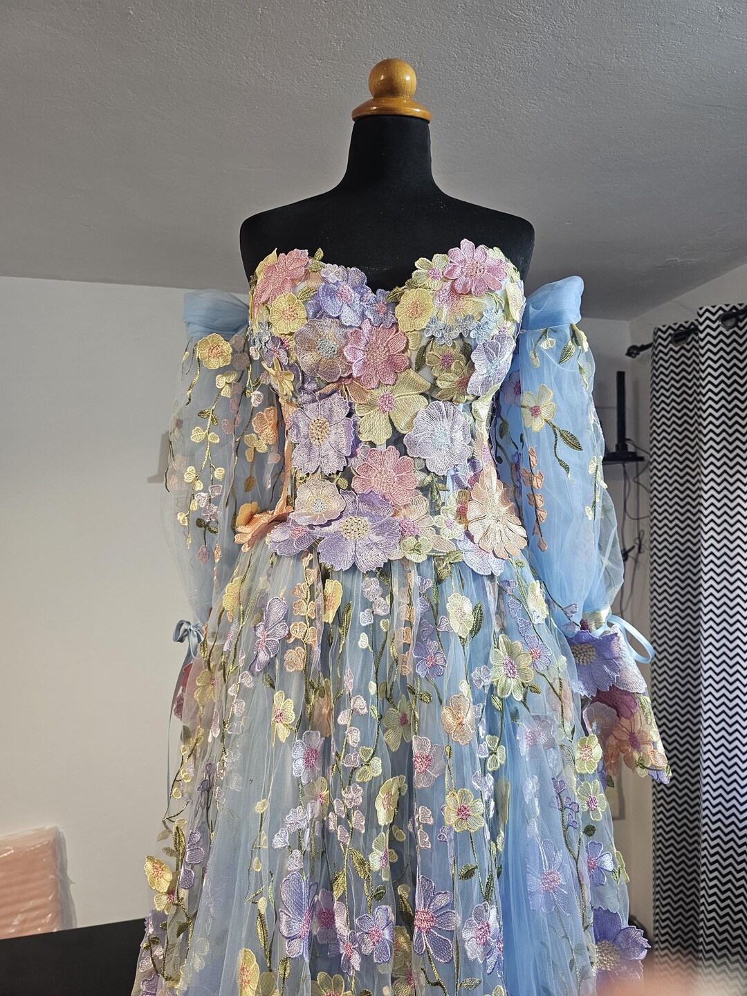 DDP Floral Long Gown DDP - Etsy