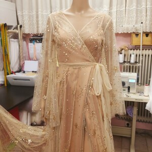 Star Dress,star Wedding Dress,gold Star Dress - Etsy
