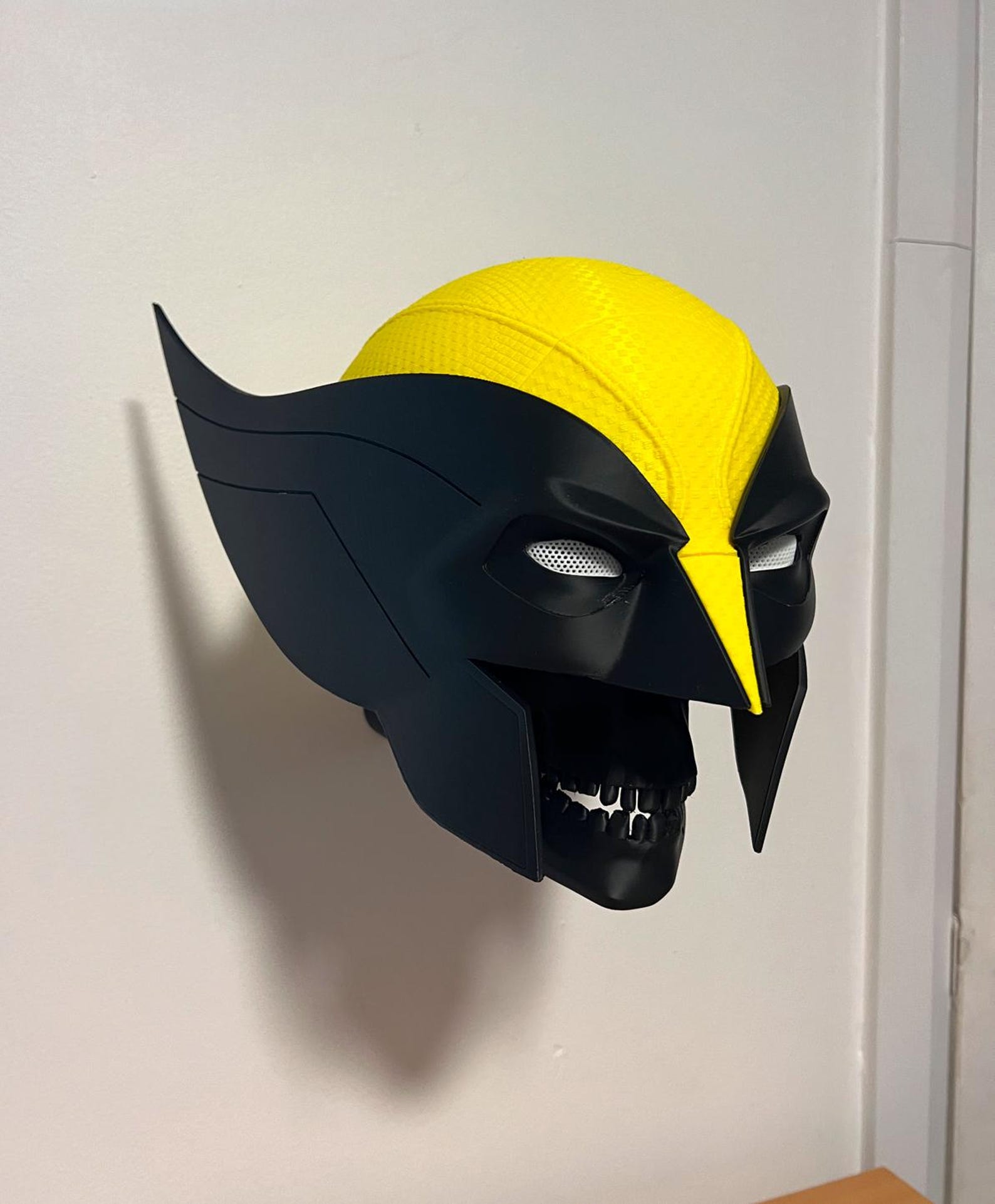 Wall-mounted Skull Helmet Display Stand – Perfect for Motorcycle and ...