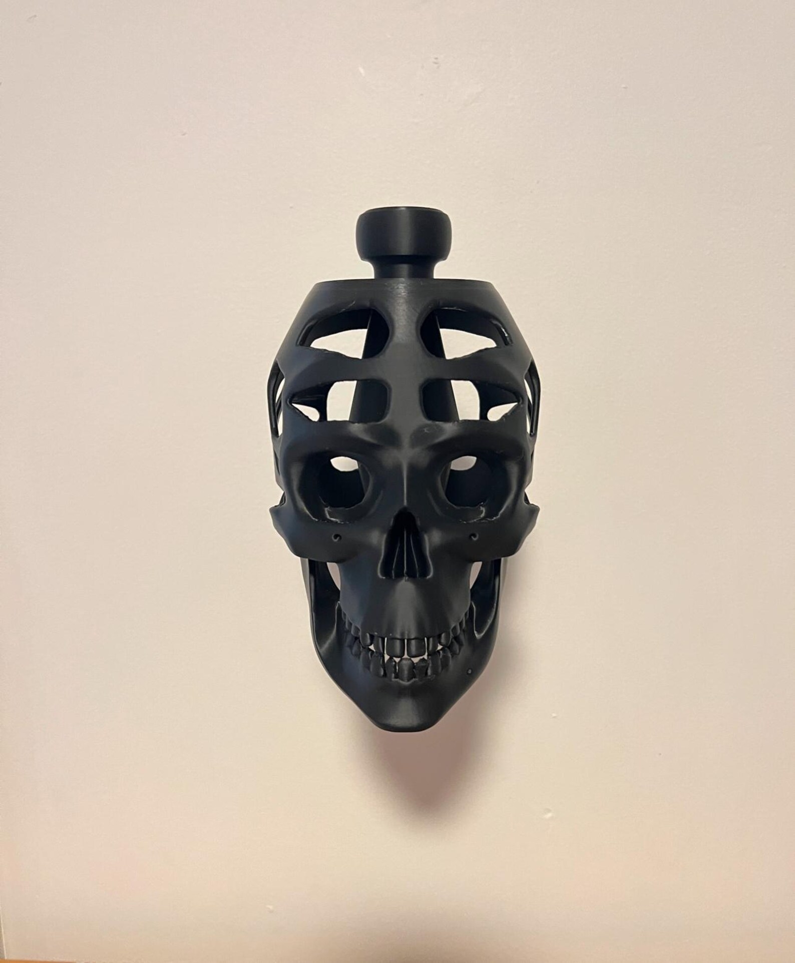 Wall-mounted Skull Helmet Display Stand – Perfect for Motorcycle and ...