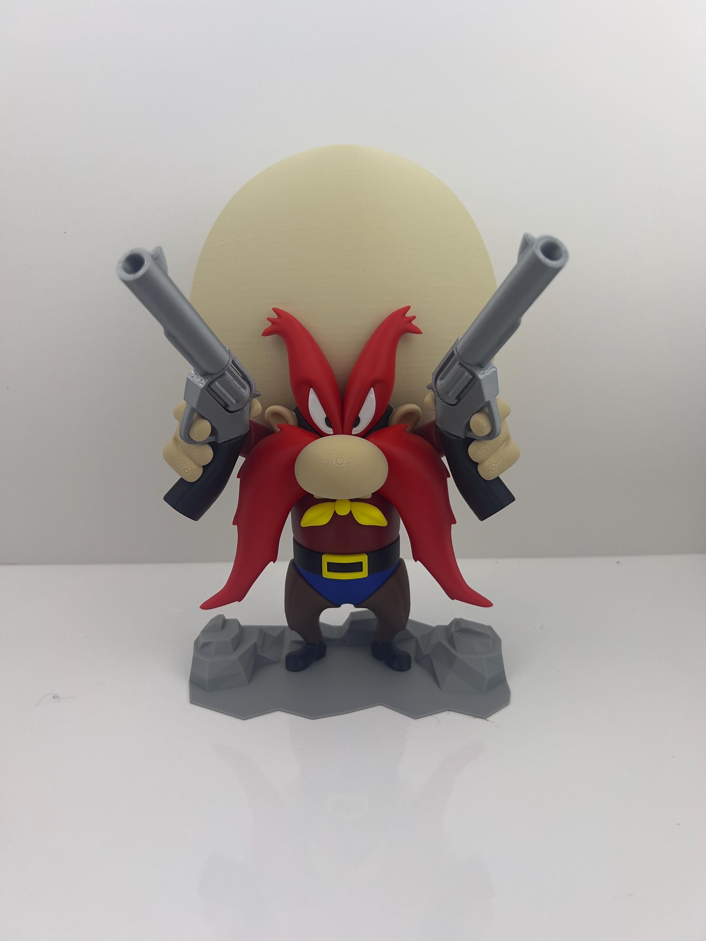 Yosemite Sam Vinyl Figure – Cartoon Villain Collectible Toy - Etsy
