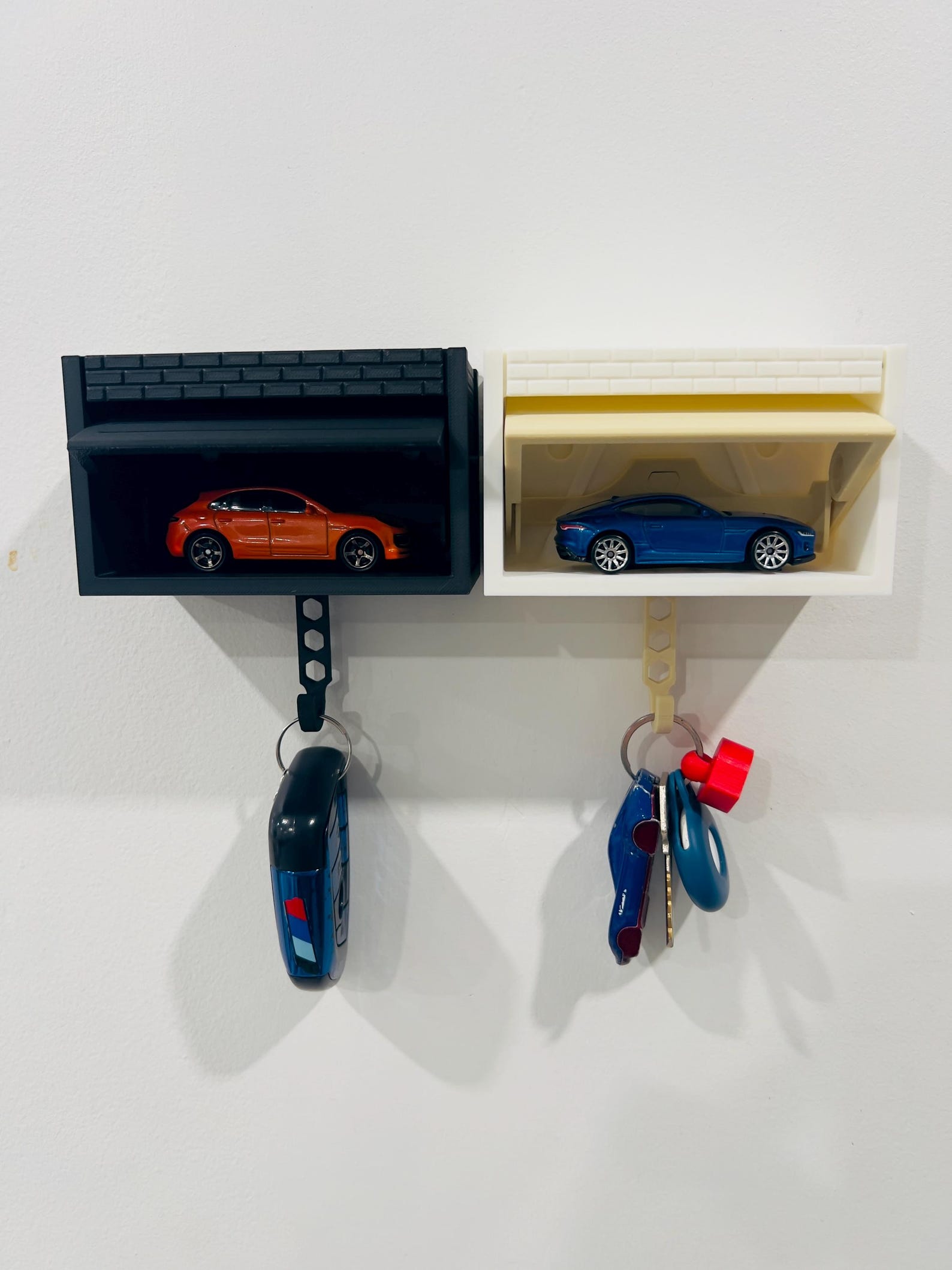 3d-printed Wall-mounted Mini Garage Key Holder – Fun & Functional ...