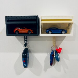 3d-printed Wall-mounted Mini Garage Key Holder – Fun & Functional ...