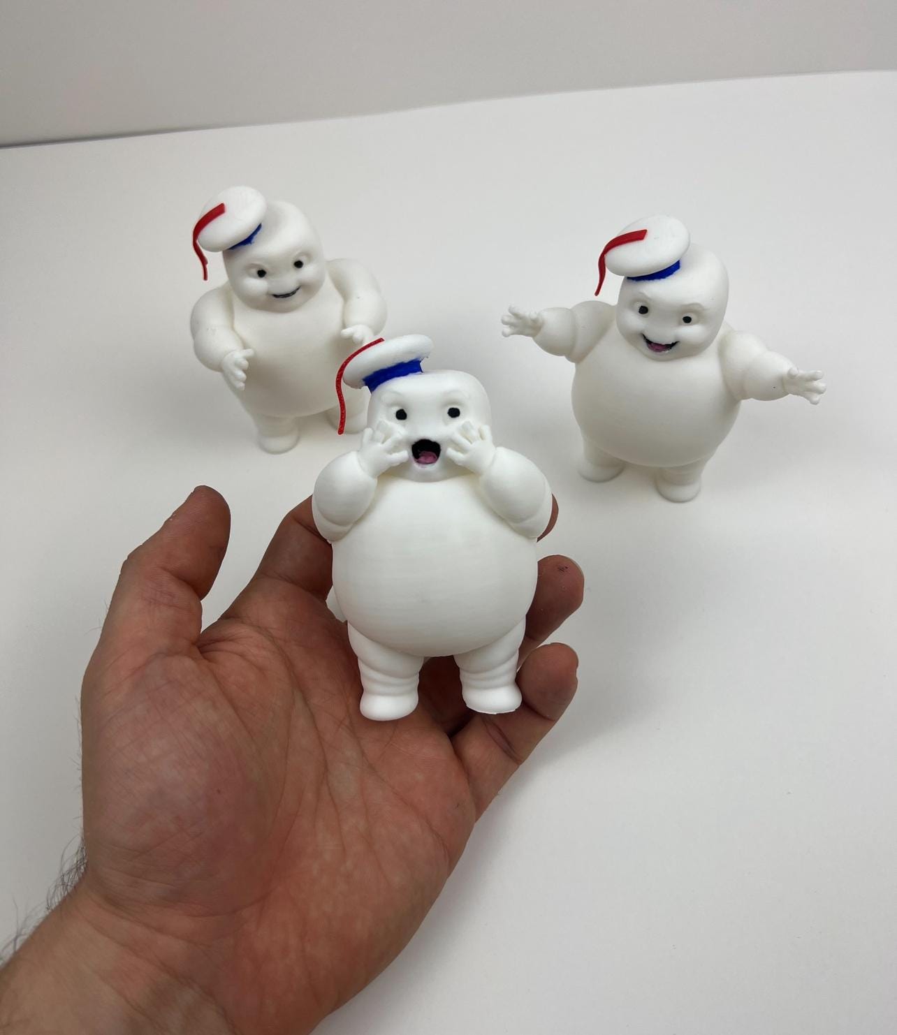 Ghostbusters Mini Stay Puft Marshmallow Man Figure Set - 3-piece ...