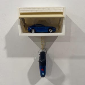 3d-printed Wall-mounted Mini Garage Key Holder – Fun & Functional ...