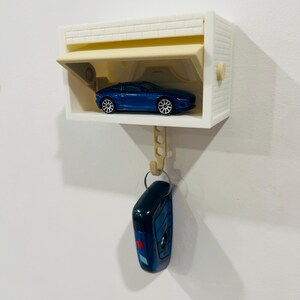 3d-printed Wall-mounted Mini Garage Key Holder – Fun & Functional ...