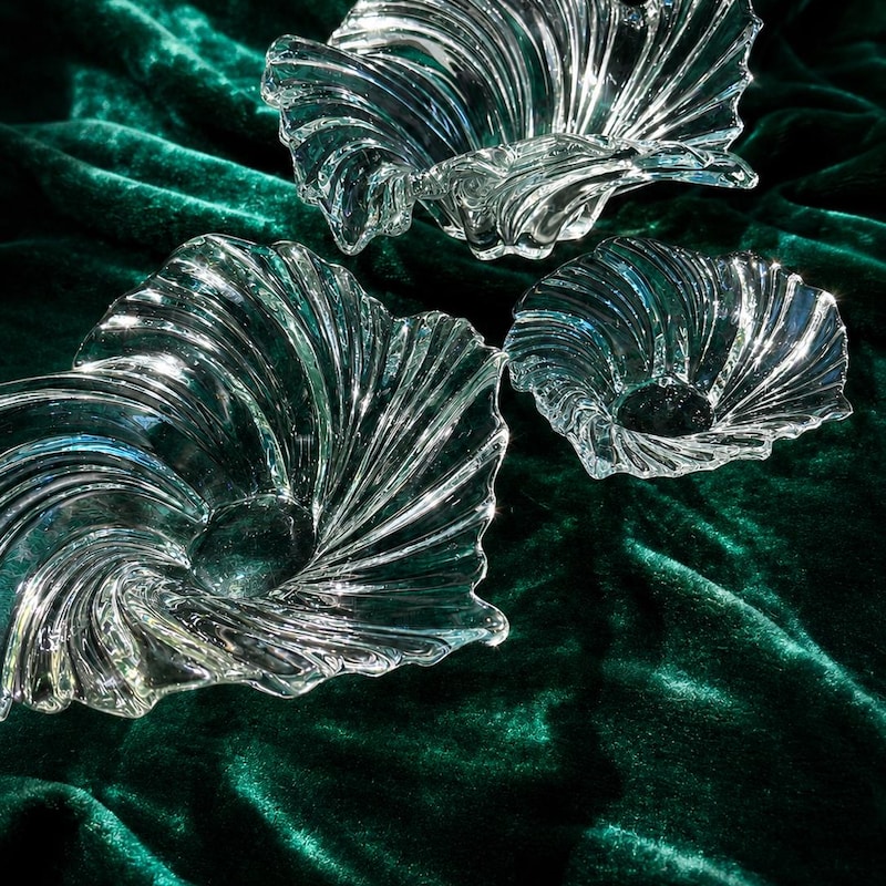 Mikasa Crystal Serving - Etsy
