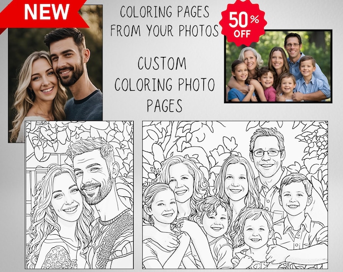 Custom Coloring Books | Party Favors | Themed Coloring Book | Birthday ...