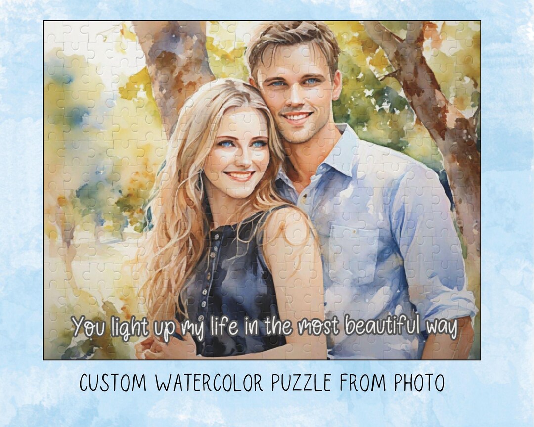 Personalized Photo Puzzle Family Activity Jigsaw Puzzle Photo Gift for ...