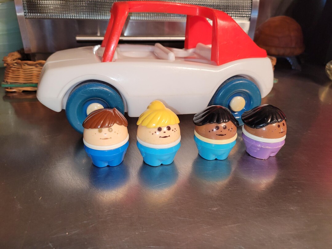 Little Tikes Vintage Car With 4 Characters - Etsy
