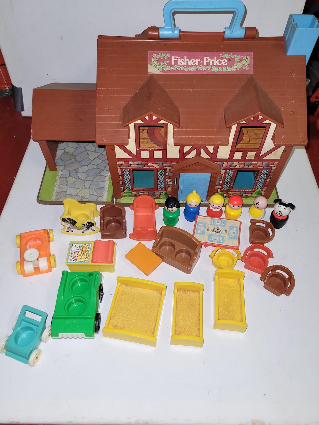 Fisher-price Little People Play House 952 Vintage - Etsy
