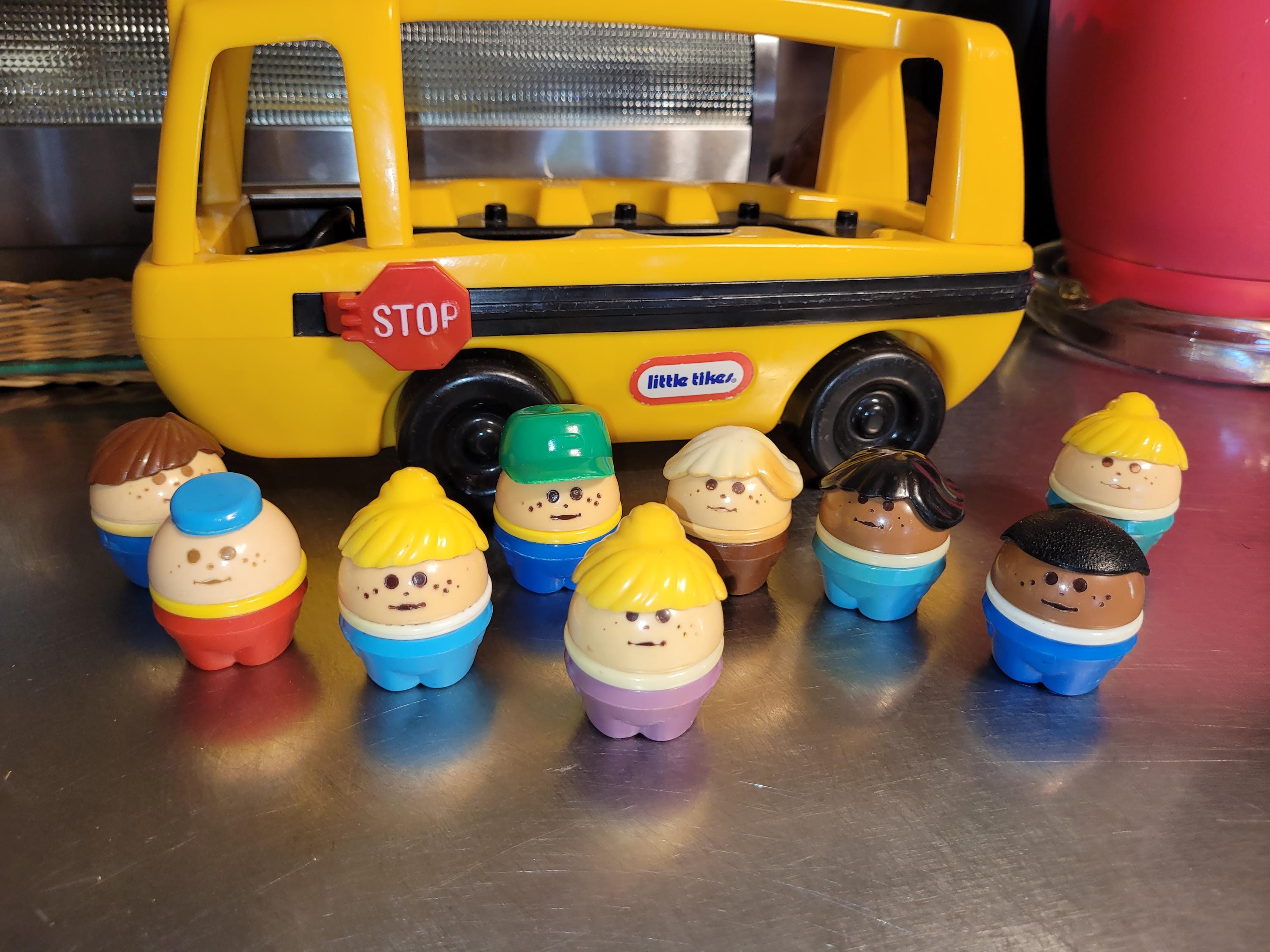 Little Tikes Pretend Play School Bus With 9 Characters - Etsy