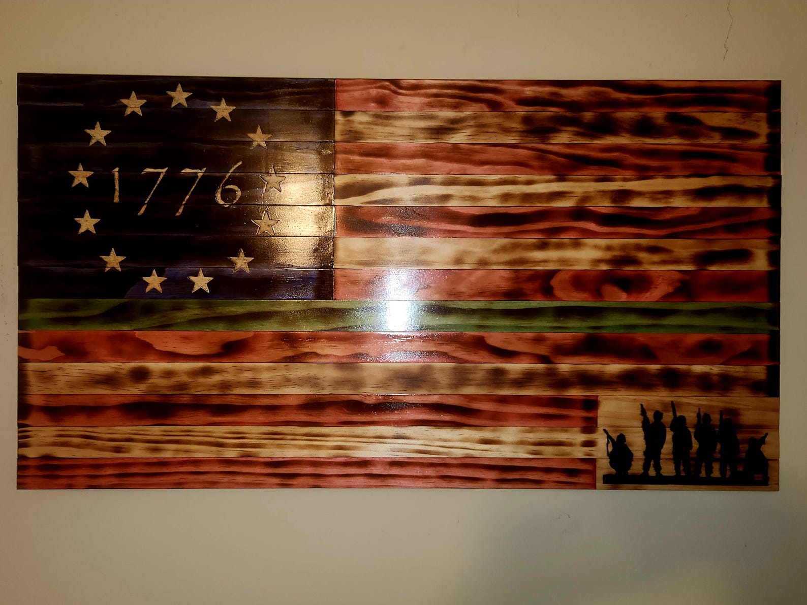 Army Men Rustic Flag - Etsy