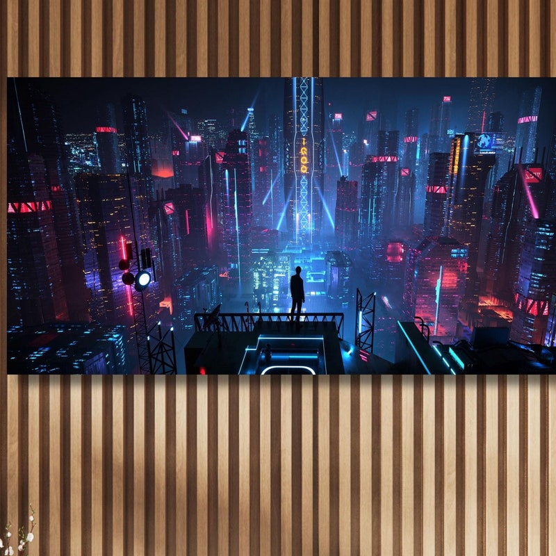 Cyberpunk Wall Art - Etsy