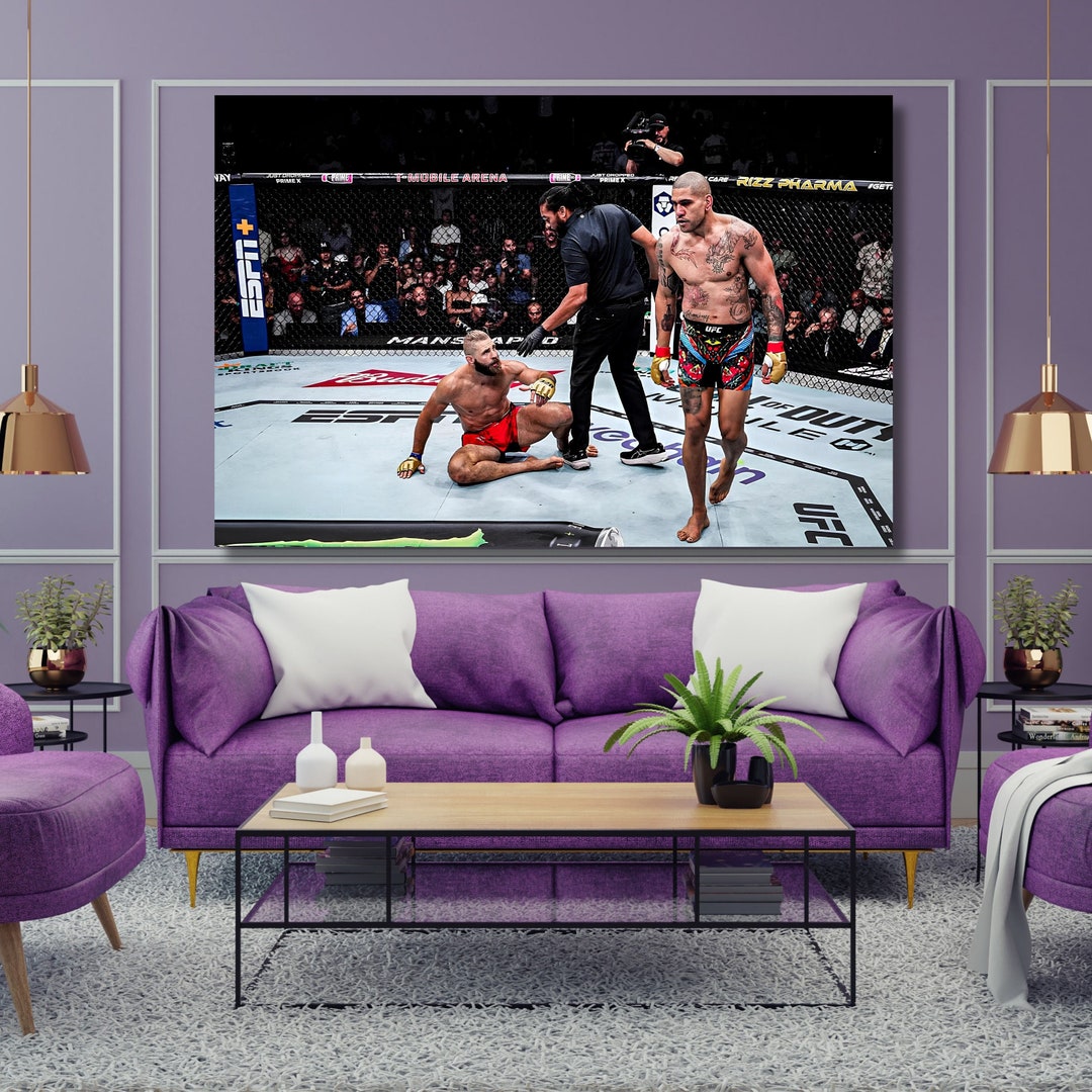 UFC 303 Alex Pereira K.O. Prochazka Poster Framed Canvas Wall Art,high ...