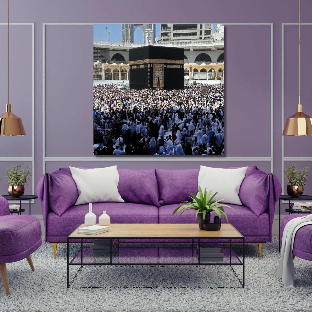 Kaaba Ready to Hang Canvas,kaaba Canvas Wall Art,kaaba Print Poster ...