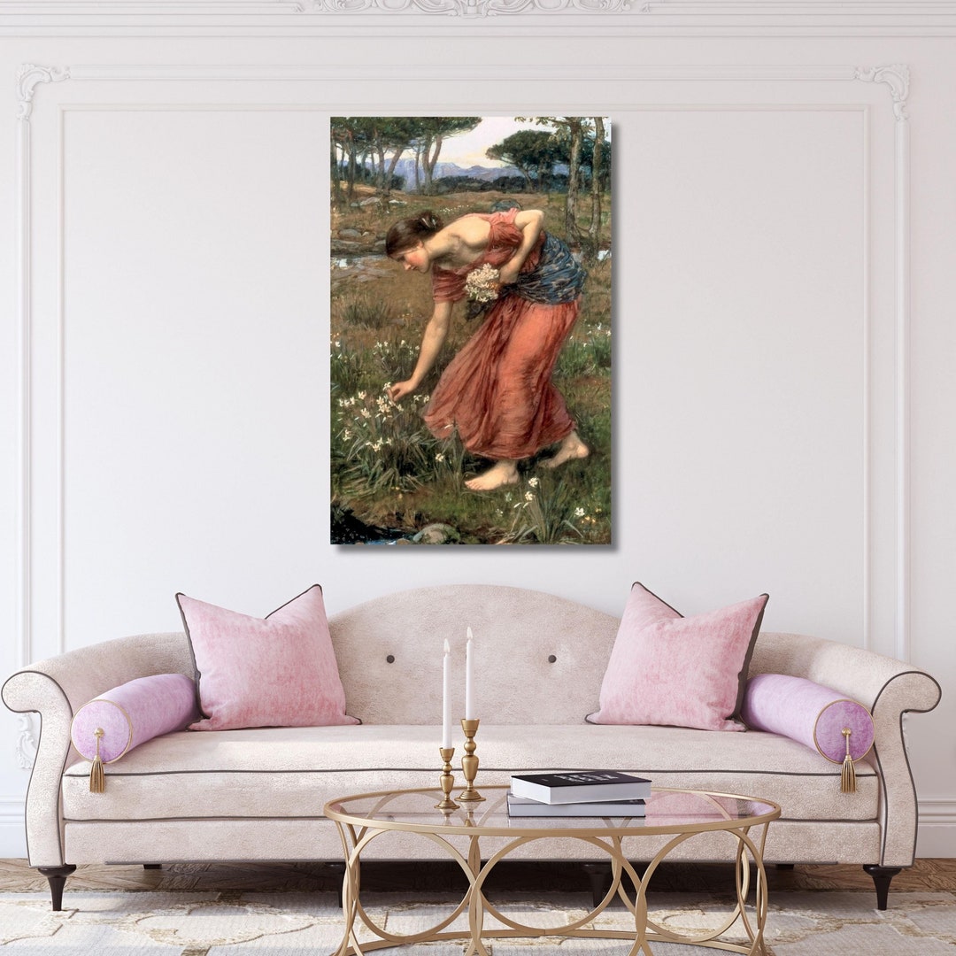 John William Waterhouse-persephone Canvas Wall Art,woman Print Poster ...