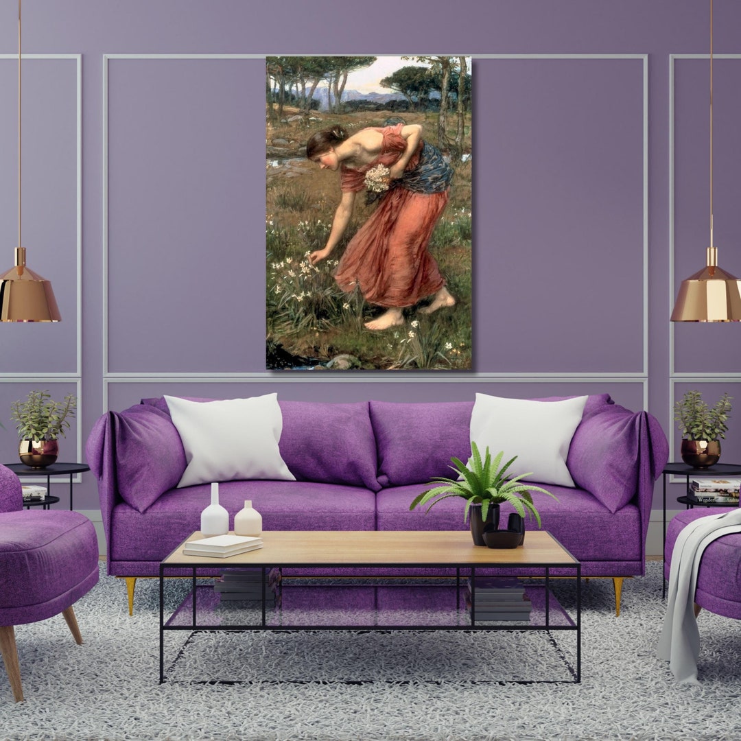 John William Waterhouse-persephone Canvas Wall Art,woman Print Poster ...