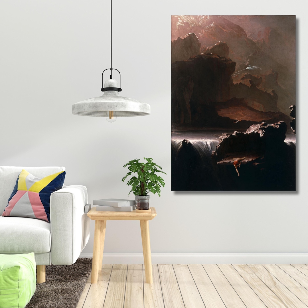 John Martin-sadak in Search of the Waters of Oblivion Canvas Wall Art ...