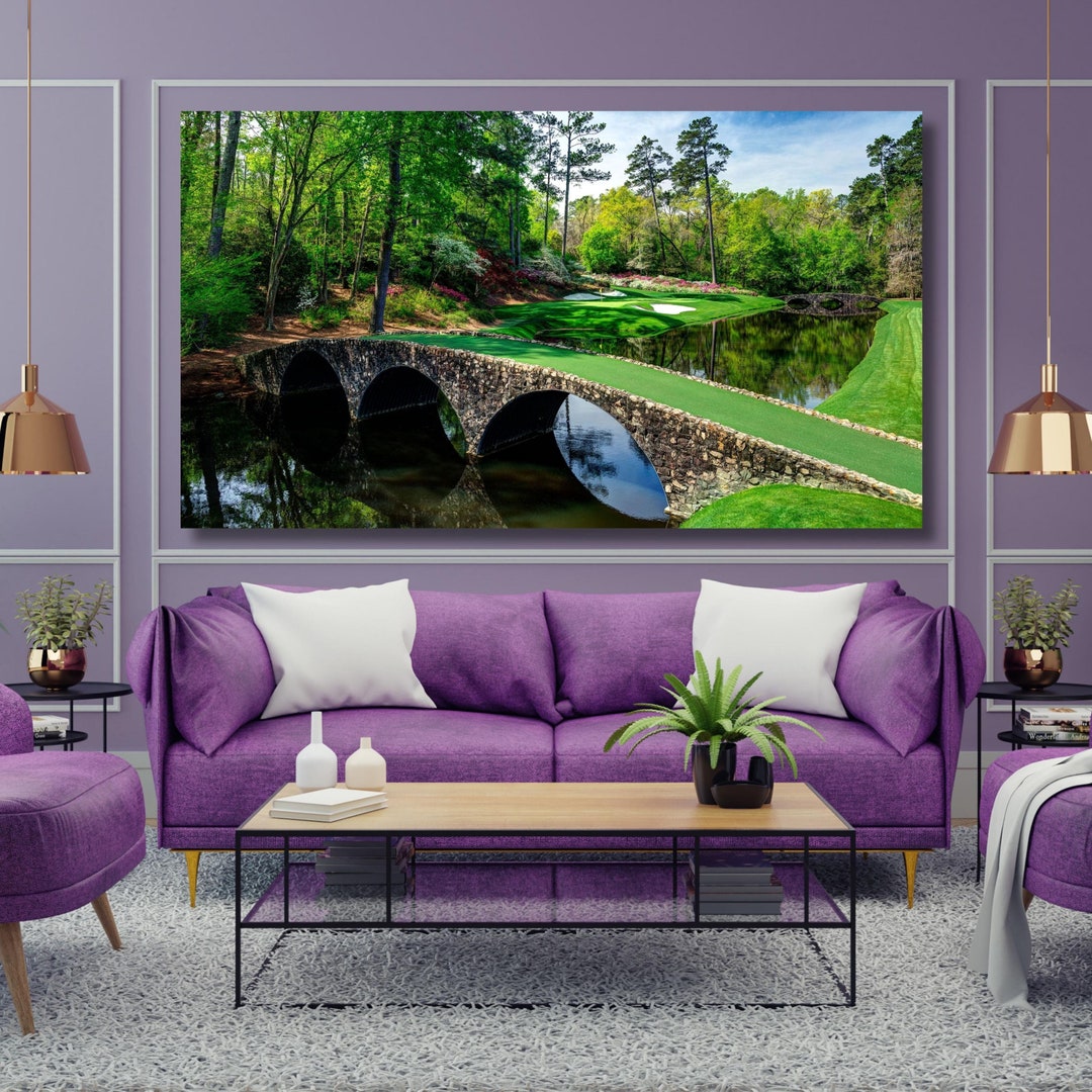 Golf Club Canvas Wall Art,golf Wall Art,augusta National Golfing Course ...