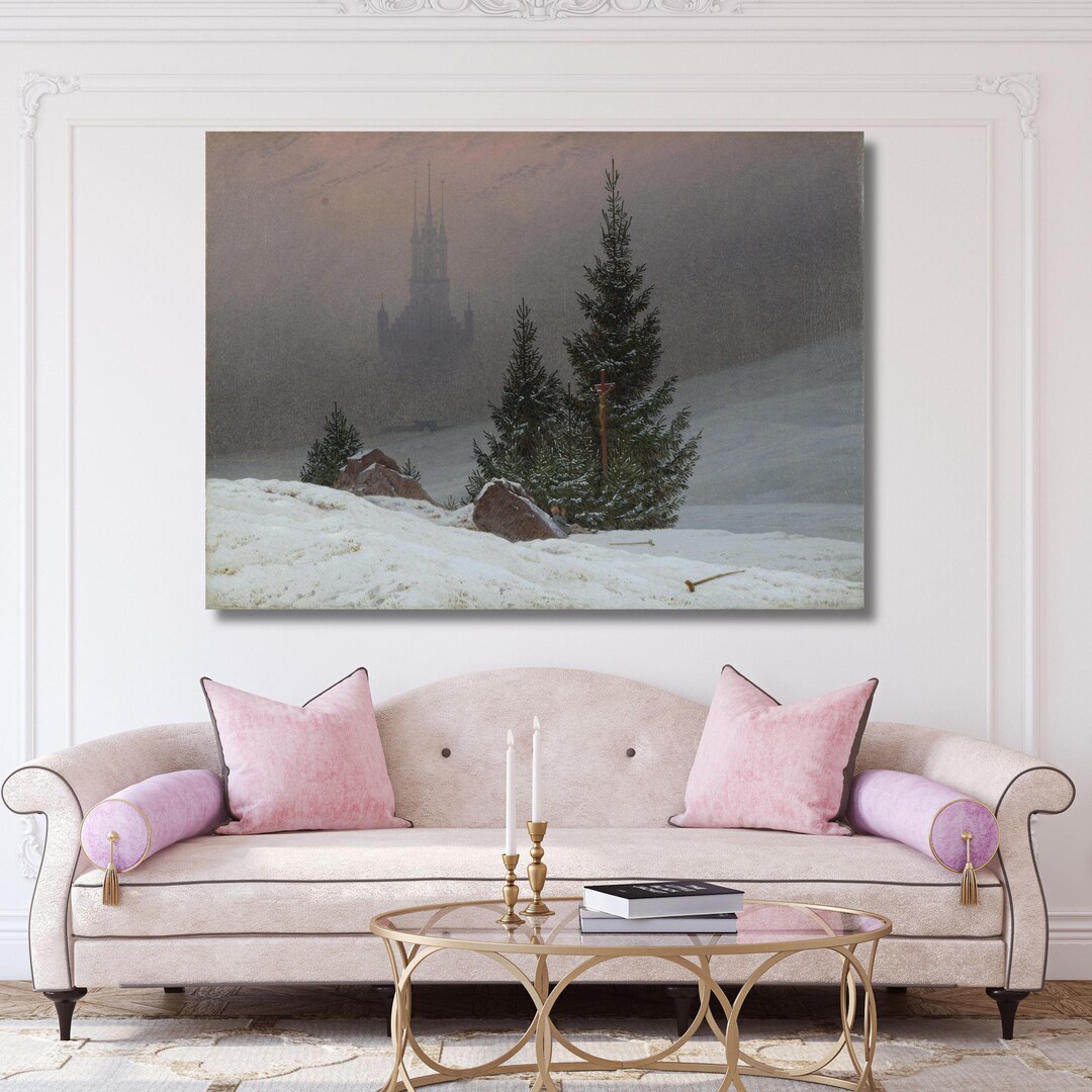 Caspar David Friedrich-winter Landscape (1811) Canvas Wall Art ...