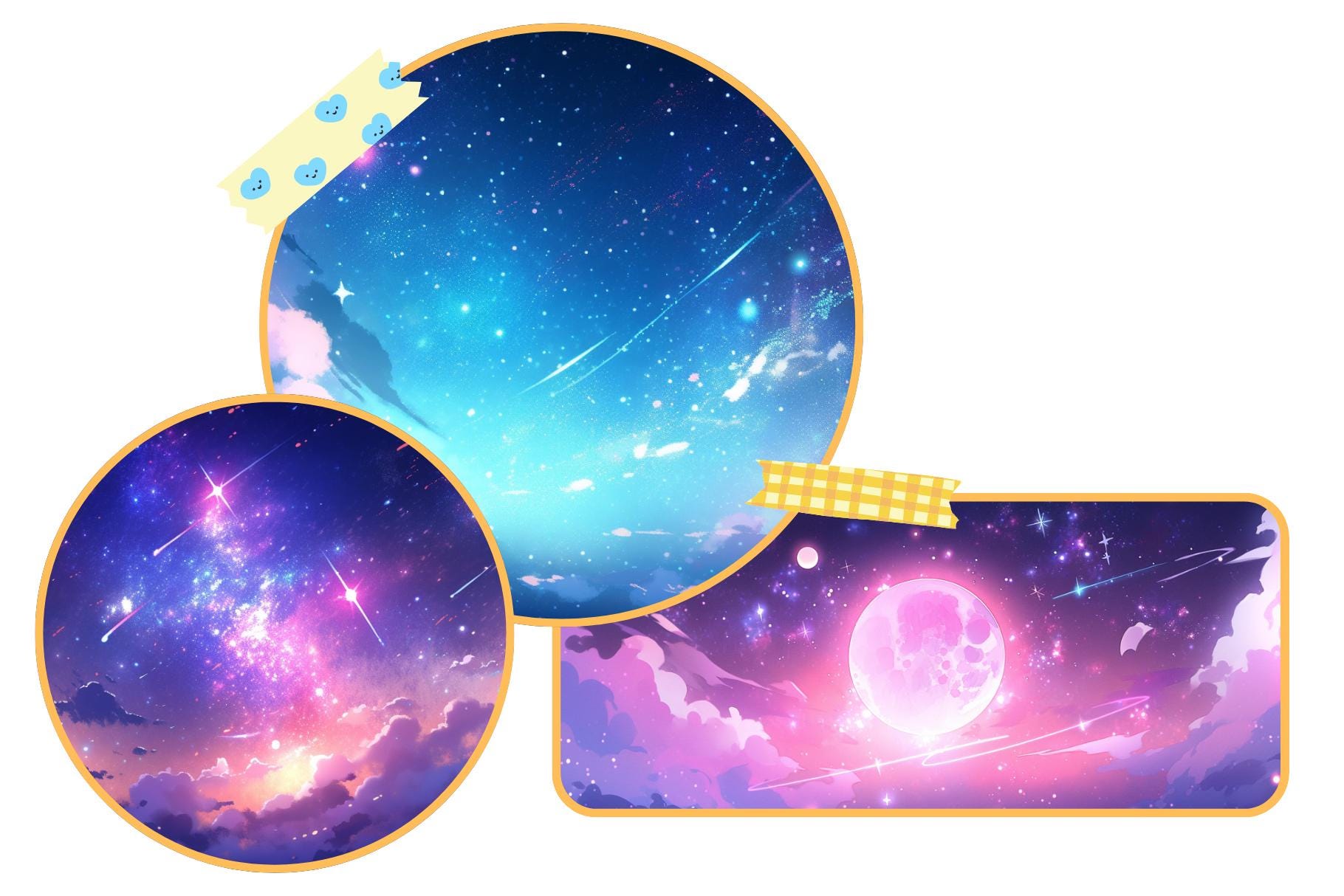 Procreate Brushes: Cosmic Creator Pack, 100 Galaxy, Nebula, Northern ...
