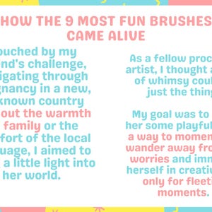 Procreate Brushes: Dreamy Playground Zen Minimalist Fun Collection, 9 ...