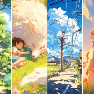 Procreate Color Swatches: Ghibli Dream Palettes, 10 Miyazaki-inspired ...