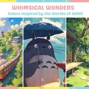 Procreate Color Swatches: Ghibli Dream Palettes, 10 Miyazaki-inspired ...