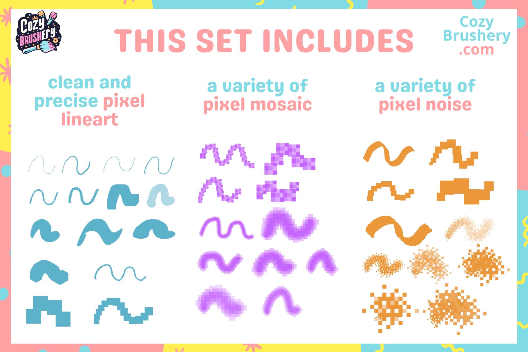 Procreate Brushes: Ultimate Pixel Brush Pack, Perfect for 8bit Art ...