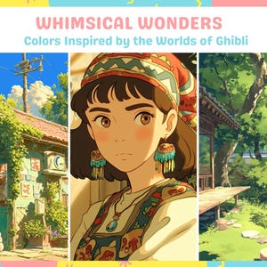 Procreate Color Swatches: Ghibli Dream Palettes, 10 Miyazaki-inspired ...