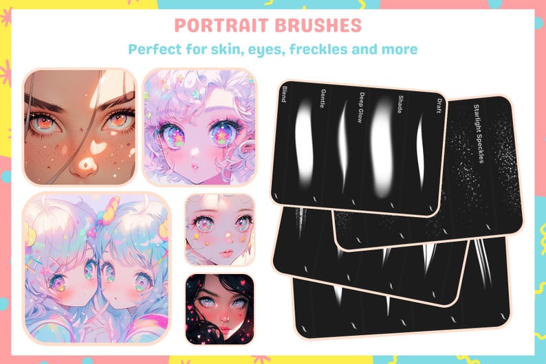 Procreate Brushes: Big Human Brush Bundle, 1000+ Brushes for Hair, Body ...