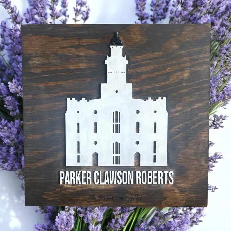 Temple Wood Sign - Etsy