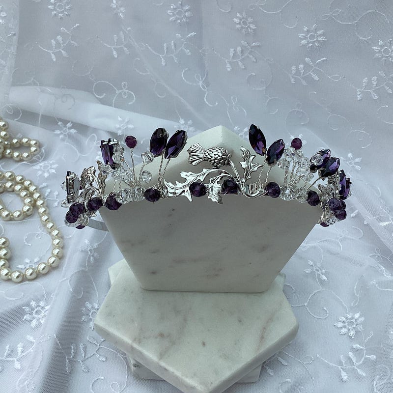 Amethyst Tiara - Etsy