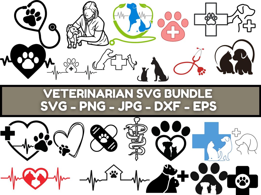 Veterinarian SVG Bundle\ Animals Svg\ Pet Doctor Svg\ Doctor Svg ...