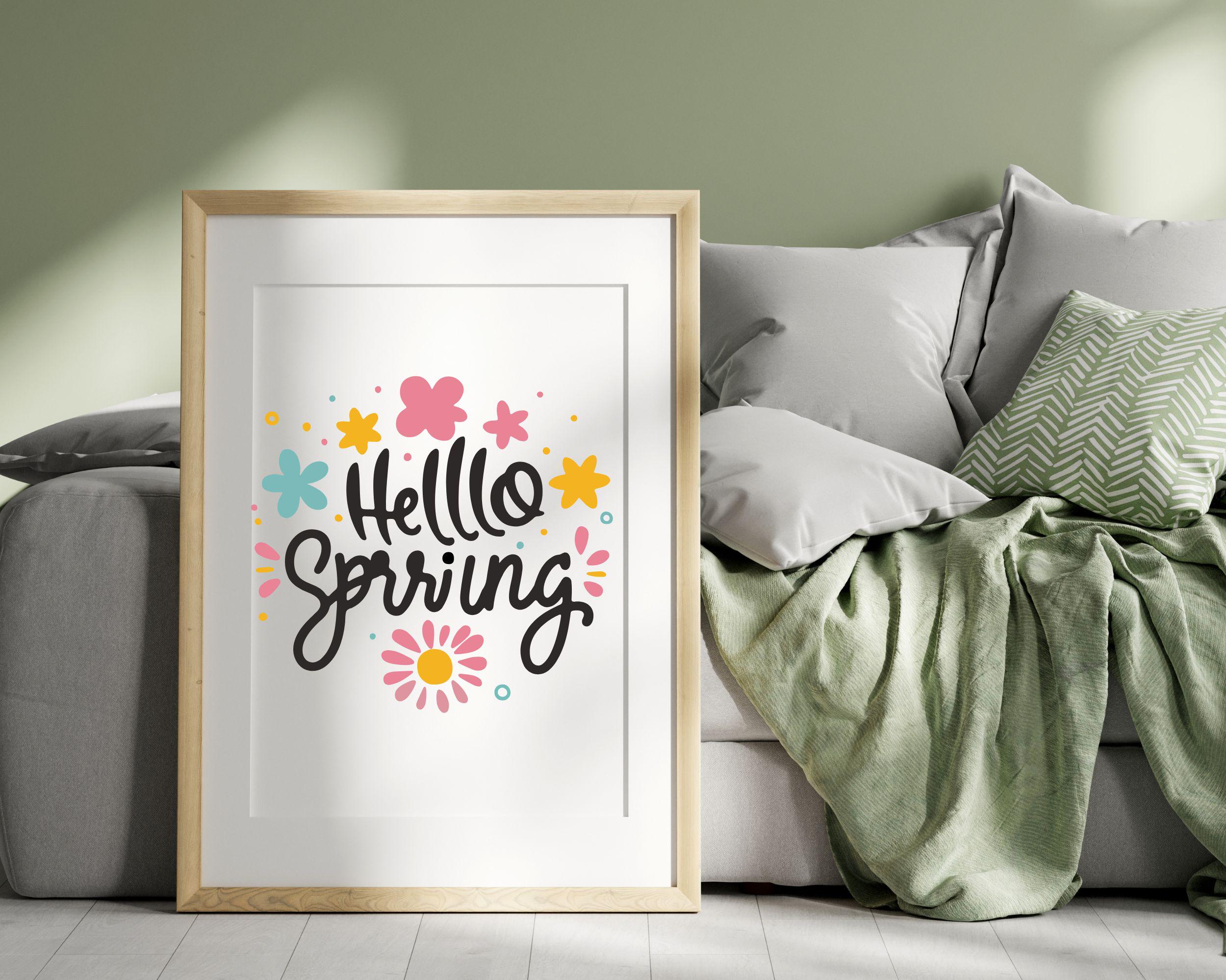 Hello Spring Bundle, Welcome Spring Svg, Flower Svg, Spring is Here Svg, Spring Vibes Svg ...