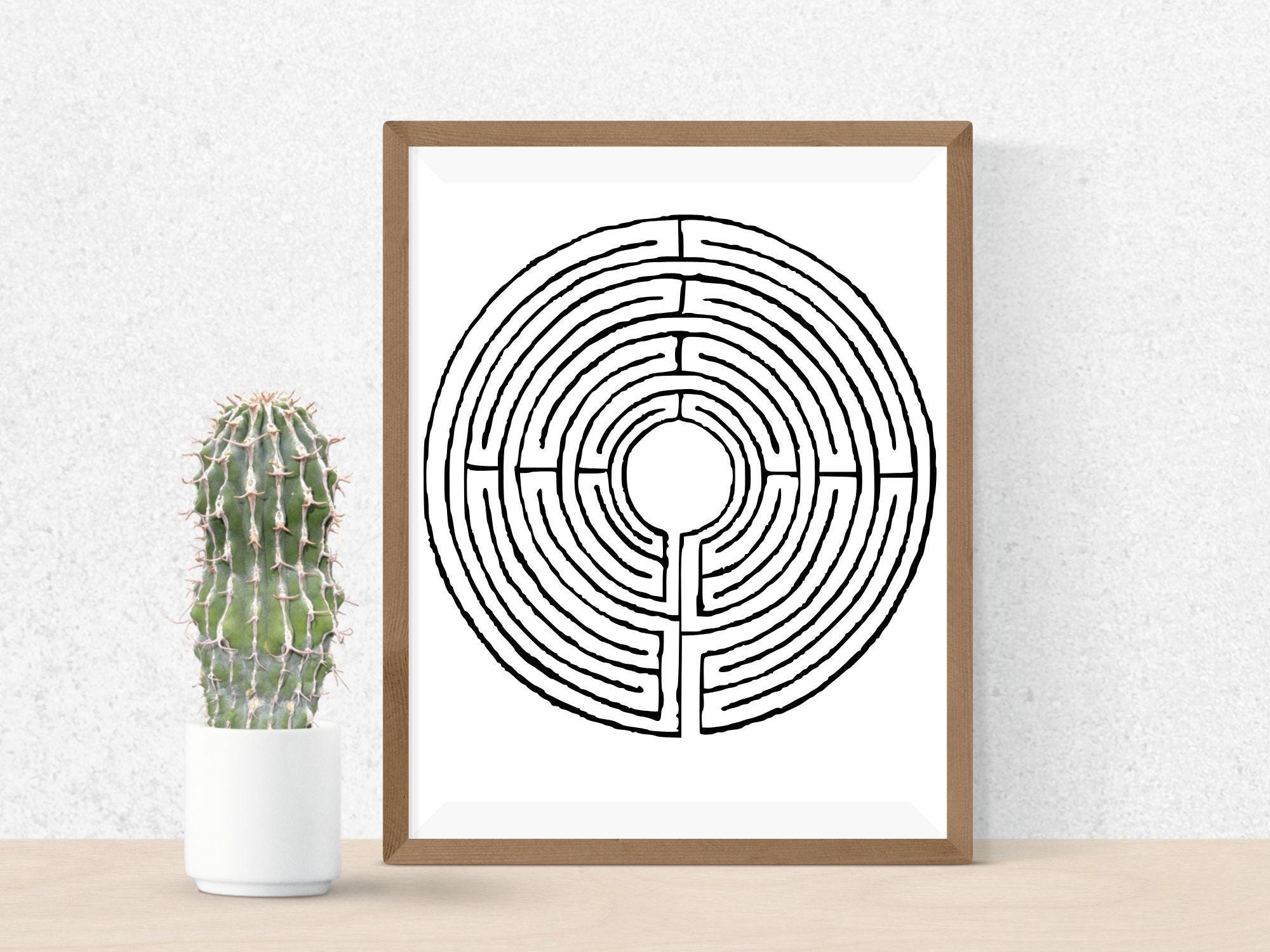 Labyrinth SVG Bundle, Maze Png Bundle, Labyrinth Clipart, Maze Svg Files for Cricut, Labyrinth ...