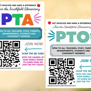 Join the PTO PTA Flyer Template, Editable Canva Design, Parent ...