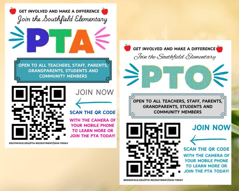 Join the PTO PTA Flyer Template, Editable Canva Design, Parent ...
