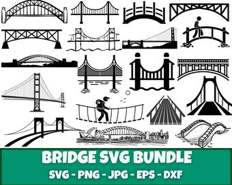 Rope Bridge SVG, Bridge Svg, Rope Bridge Clipart, Rope Bridge Files for ...