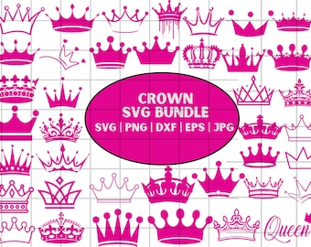 Royal Crown SVG, Princess Tiara SVG, King Crown, Queen Crown, Princess ...