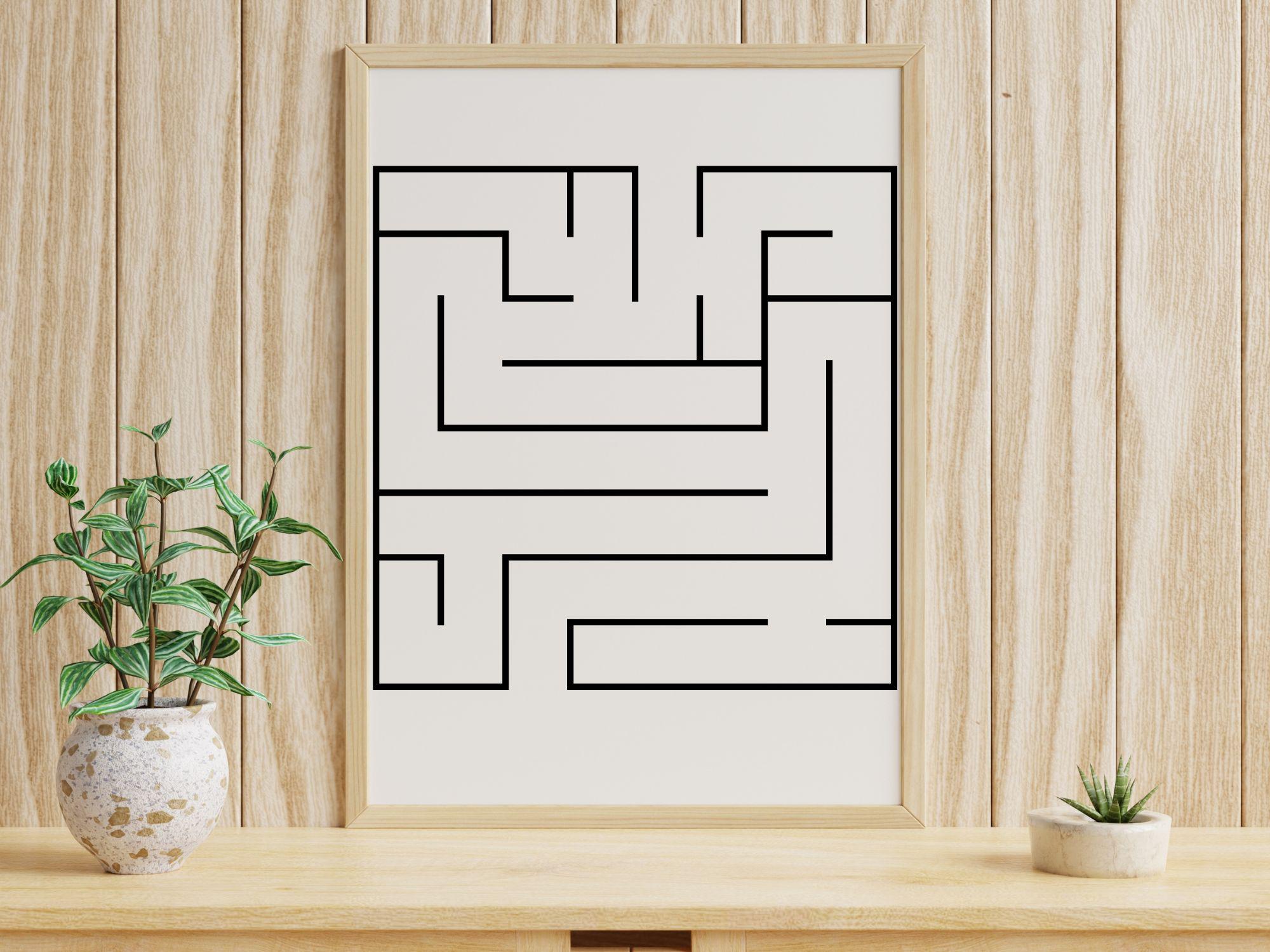 Labyrinth SVG Bundle, Maze Png Bundle, Labyrinth Clipart, Maze Svg ...