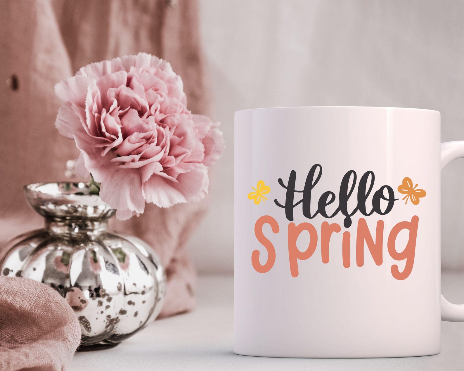 Hello Spring Bundle, Welcome Spring Svg, Flower Svg, Spring is Here Svg, Spring Vibes Svg ...