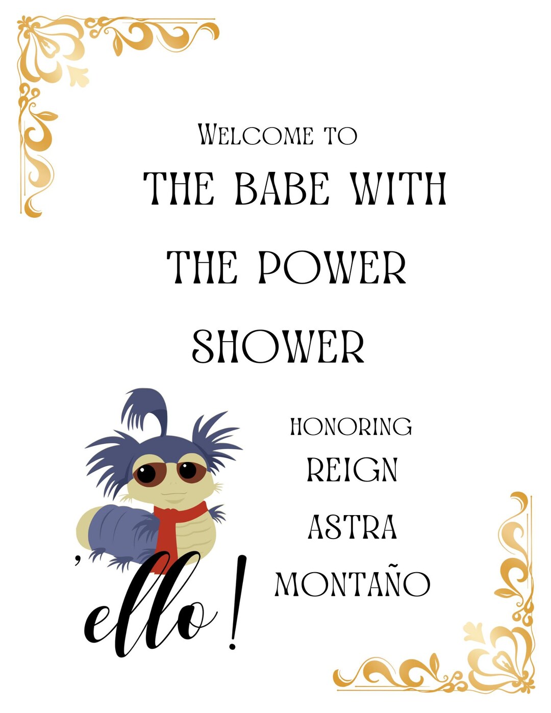 Babe With the Power Shower - Etsy